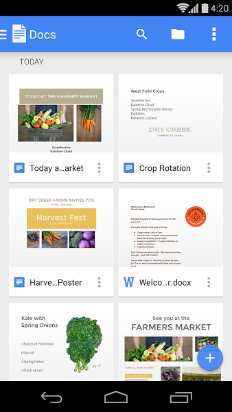 Google Docs (Android) - Descargar Google Docs (Android) - Descargar